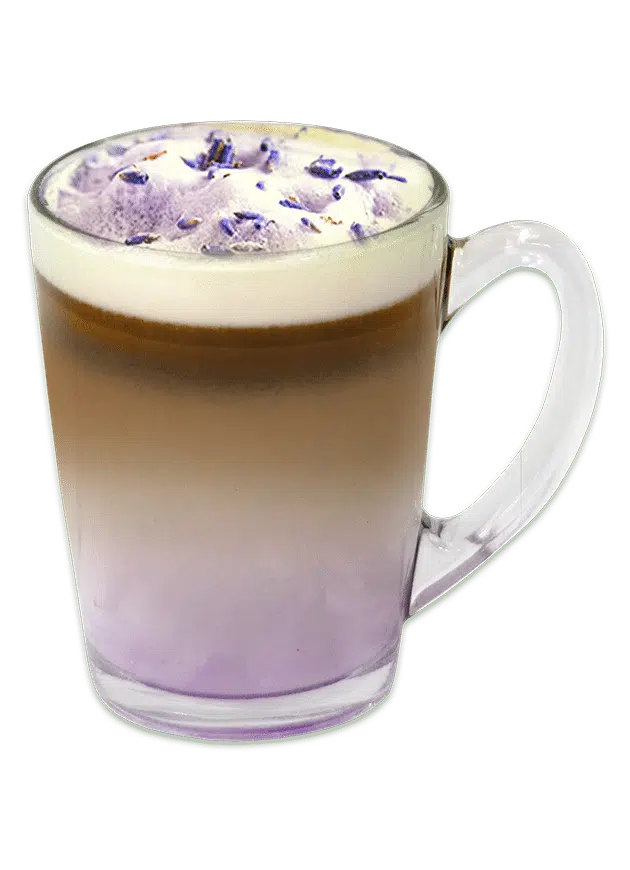 Lavender White Chocolate Mocha - Slojo | The Designer Drinks Company