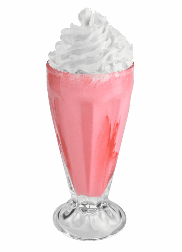Classic Strawberry Milkshake - Slojo | The Designer Drinks Company