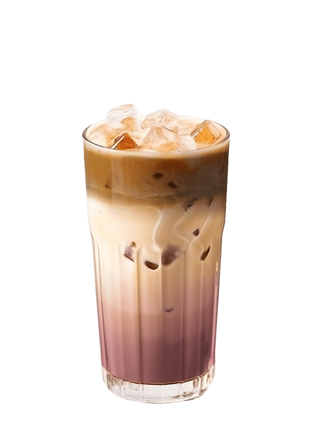 Ruby Chocolate Iced Latte - Slojo | The Designer Drinks Company